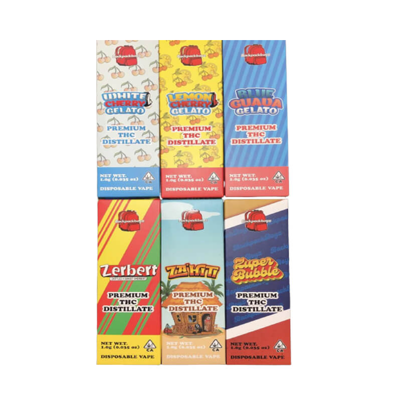 Backpackboyz Disposable Vape Pen Wholesale 1 Gram THC Bar