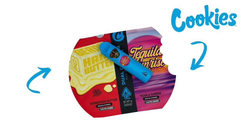 Cookies Dual Chamber Live Resin Disposable 1g All In One Vape Pen