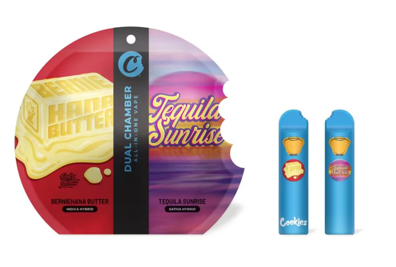 Cookies Dual Chamber Live Resin Disposable 1g All In One Vape Pen